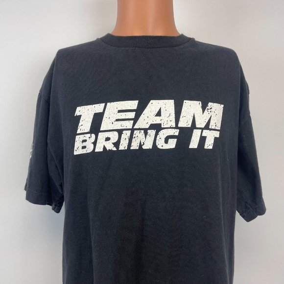 WWE | Shirts | Wwe Authentic The Rock Boots To Asses T Shirt Team Bring ...